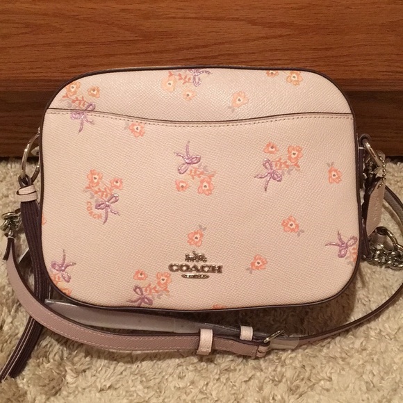 Coach | Bags | Nwt Coach Small Purse Bag Crossbody Pink Flower Hp ...